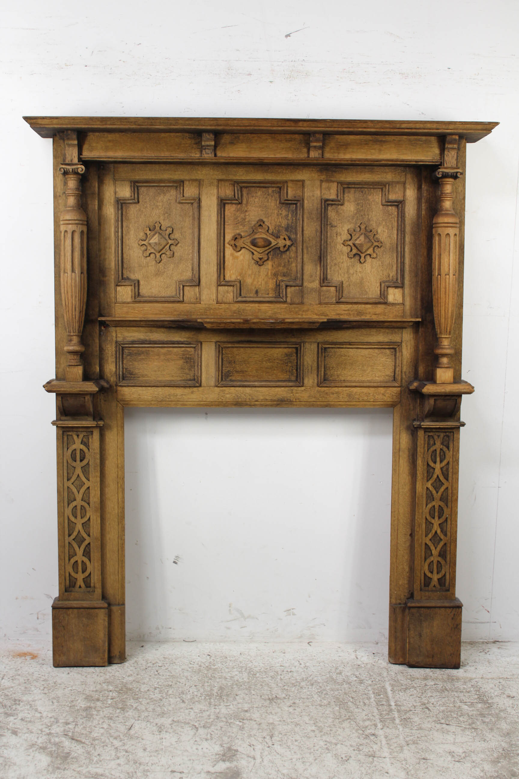 Grand Hawthorn Timber Mantle | Renovators Paradise Timber Mantle