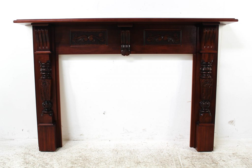 Stunning Hand Carved Mantle | Renovators Paradise