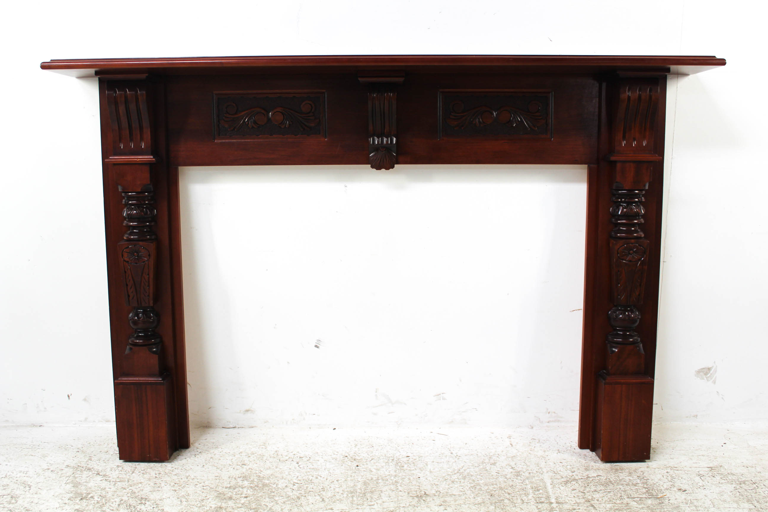 Stunning Hand Carved Mantle | Renovators Paradise