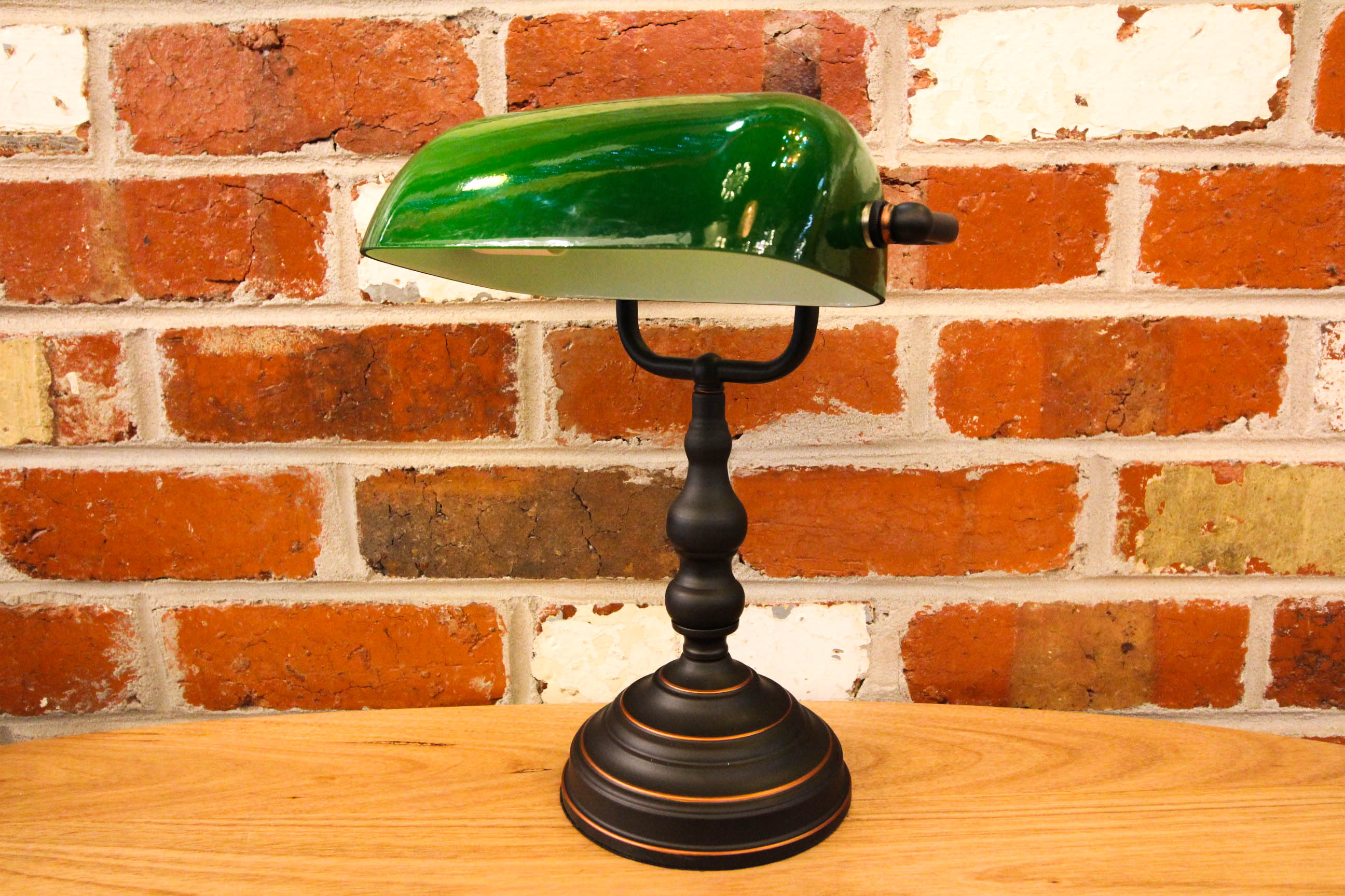 Bronze Banker Table Lamps | Renovators Paradise Bronze Table Lamps