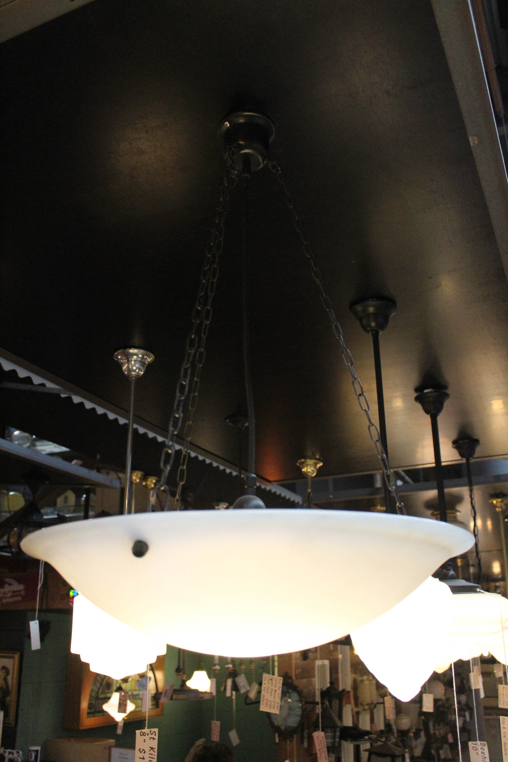 Huge 3 Chain Light | Renovators Paradise Huge 3 Chain Light