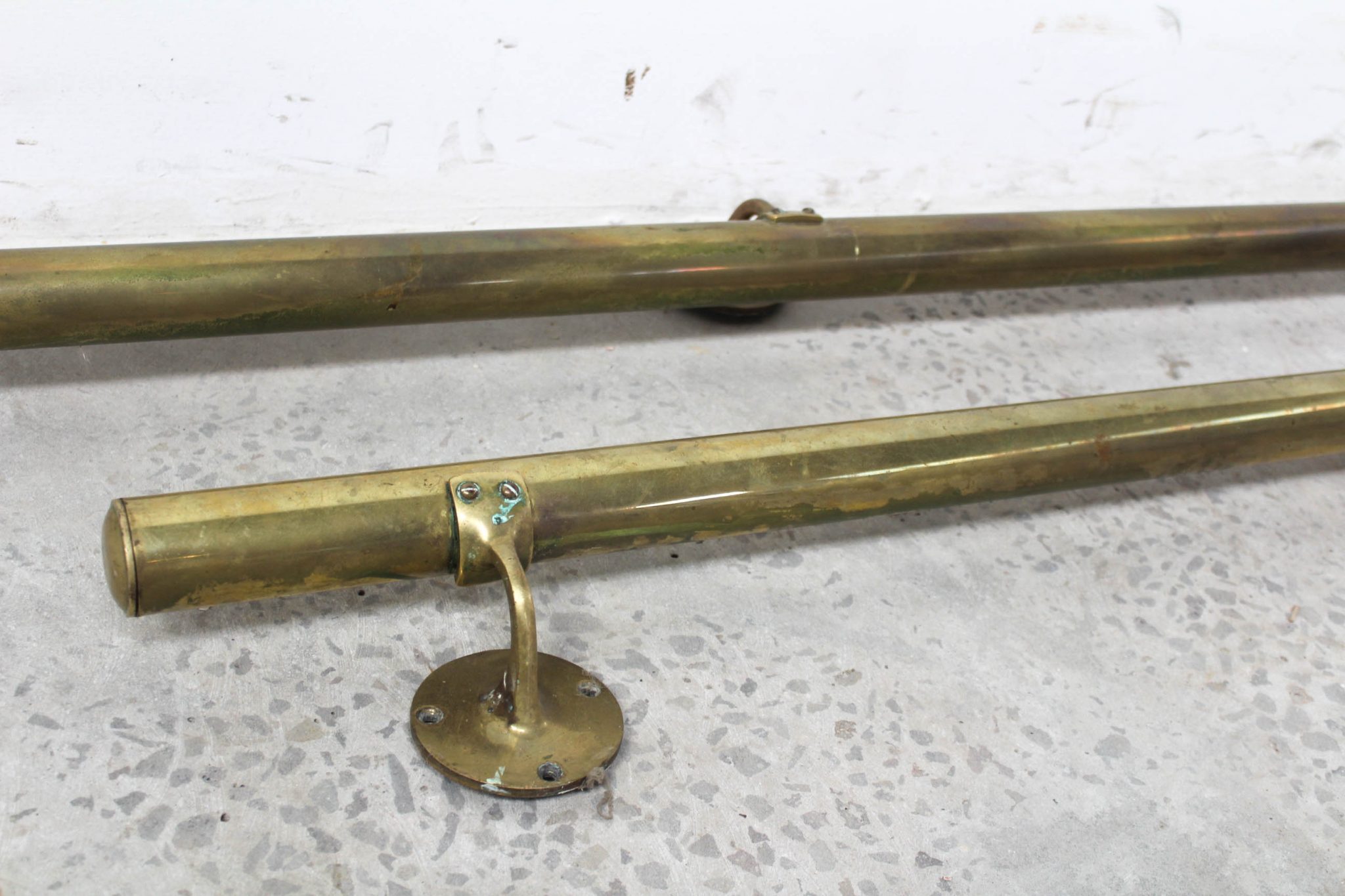 Front Bar Brass Foot Rails | Renovators Paradise Foot Rails