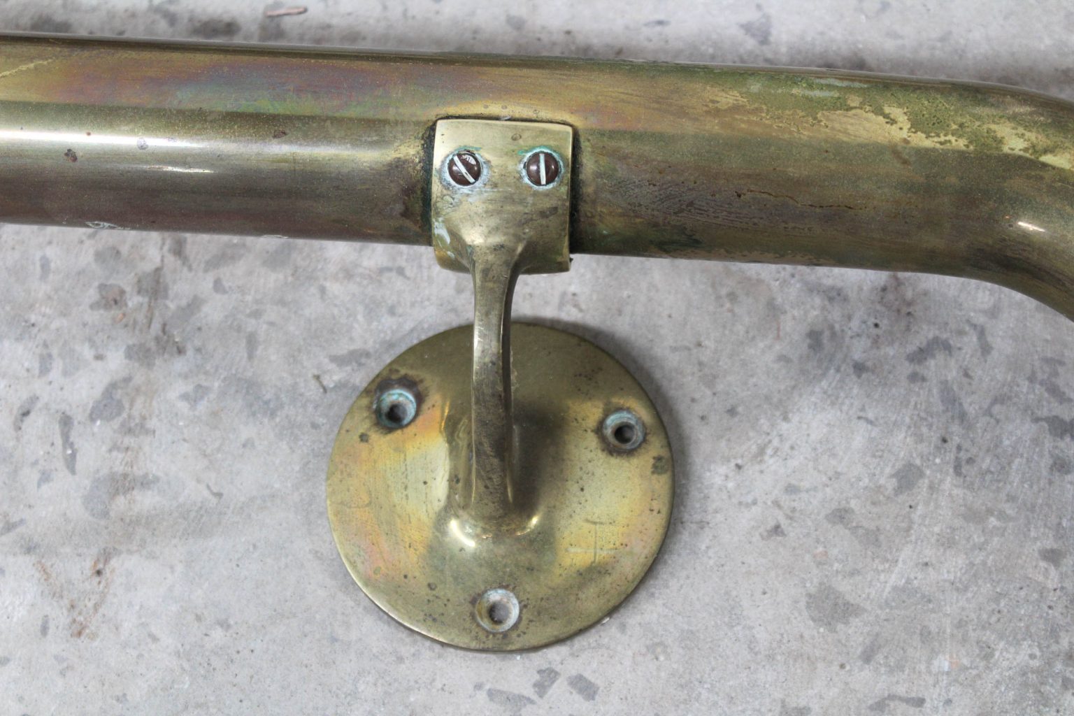 Front Bar Brass Foot Rails | Renovators Paradise Foot Rails
