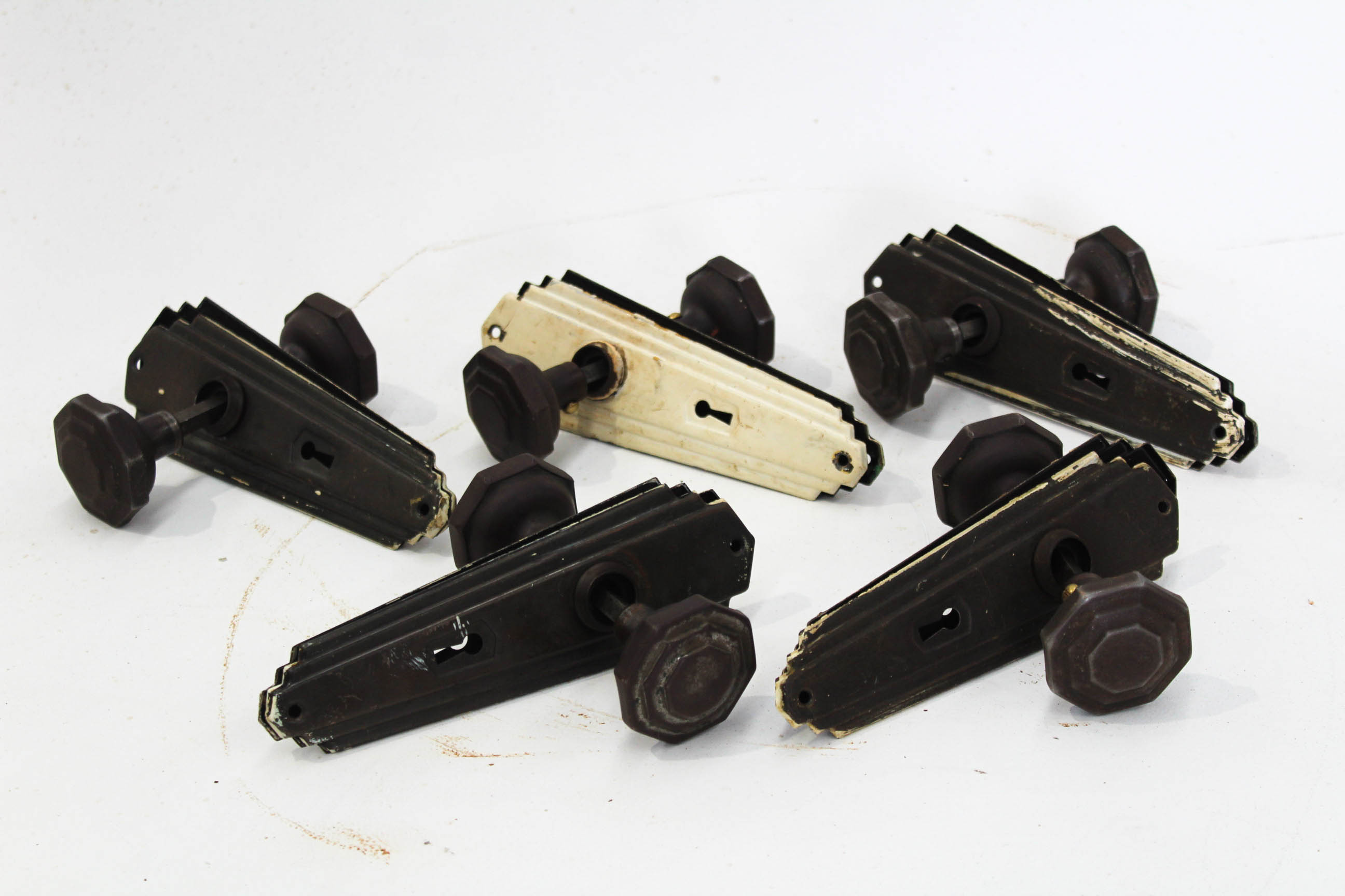Art Deco Handle Sets | Renovators Paradise Art Deco Handle Sets
