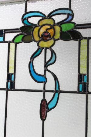 Lovely Leadlight Door Set | Renovators Paradise Lovely Leadlight Door Set