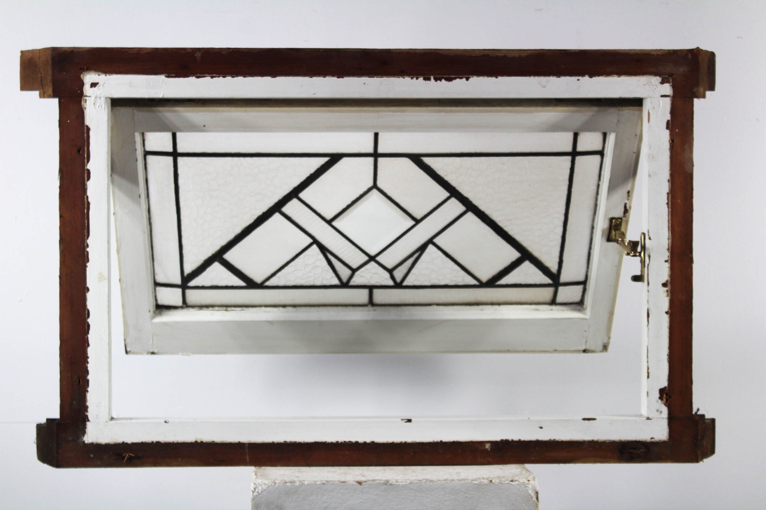Top Hinged Leadlight Window | Renovators Paradise