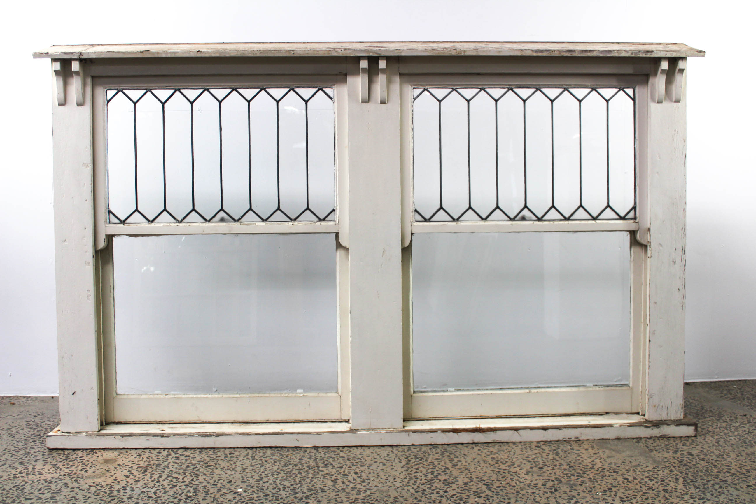 Bentleigh Leadlight Sash Windows | Renovators Paradise - Vintage