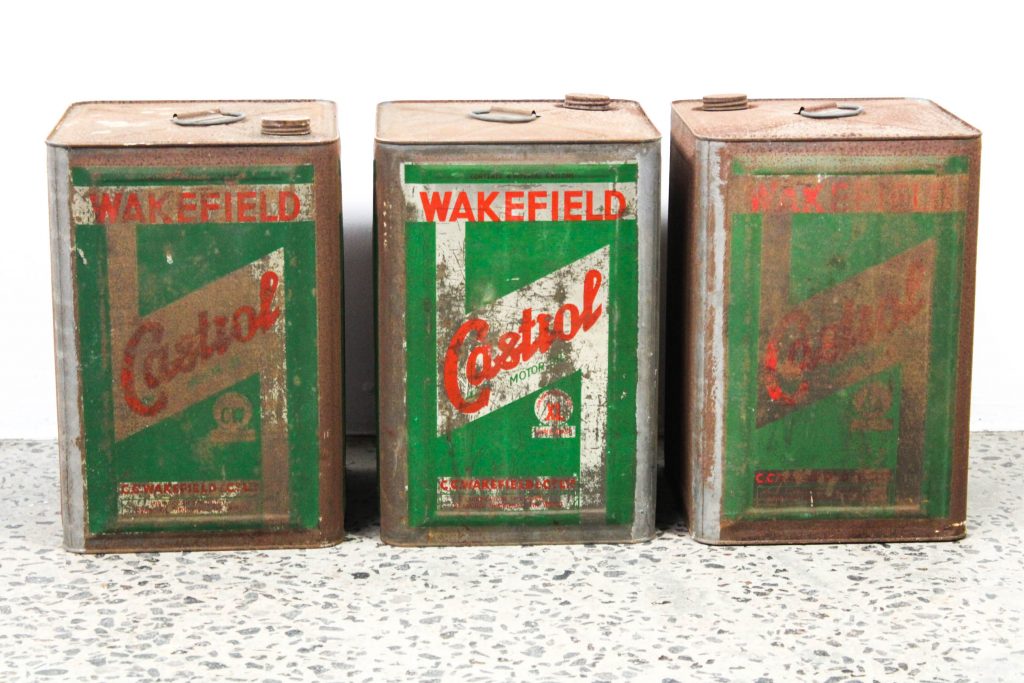 Original Castrol Drums | Renovators Paradise - Recycled Old Drums
