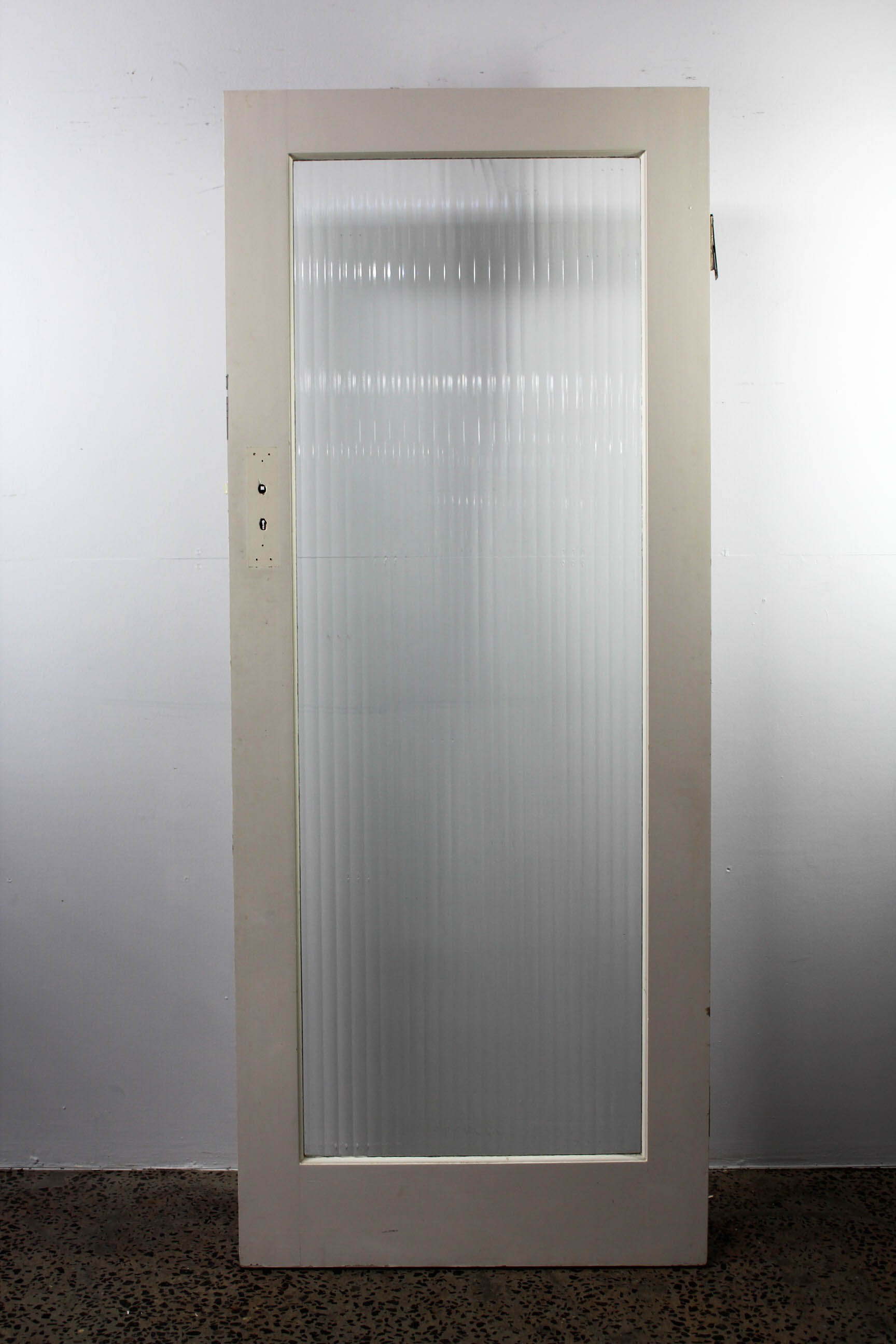 Nice Fluted Glass Door | Renovators Paradise Nice Fluted Glass Door