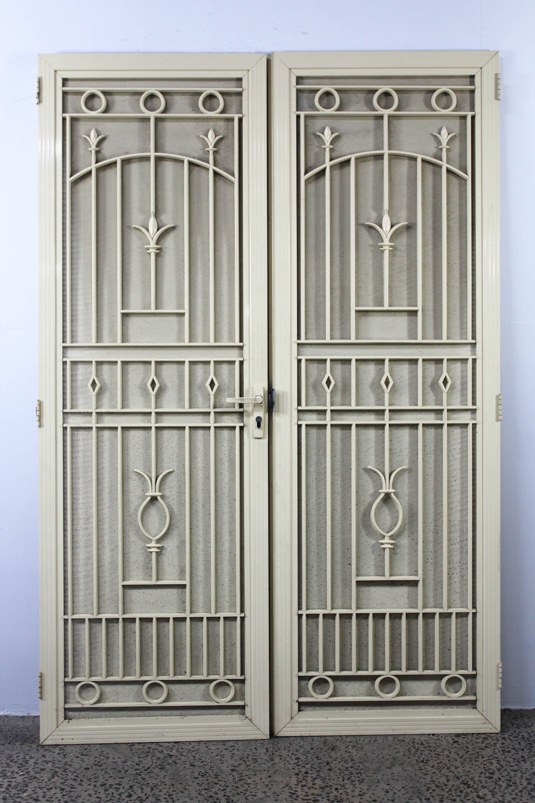 Double Security Door Set | Renovators Paradise - Recycled Doors