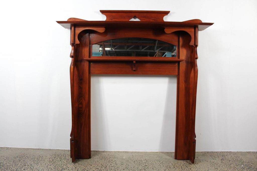 Contemporary Timber Mantle | Renovators Paradise Timber Mantle