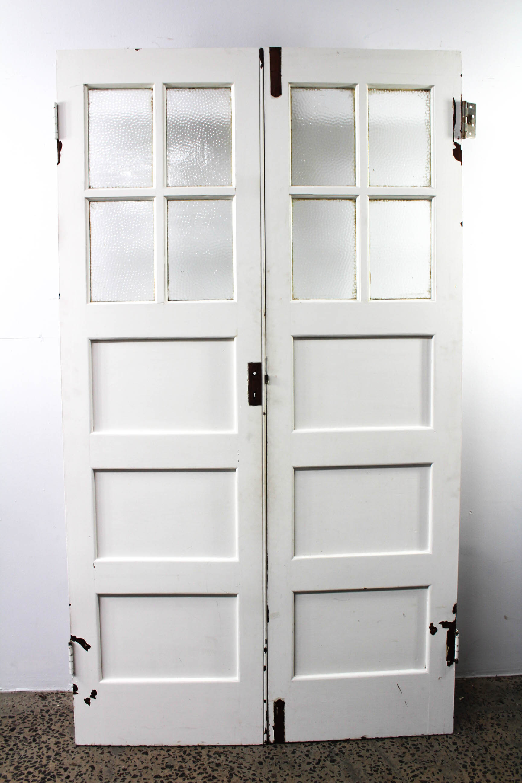 Narrow Hammer Glass Doors | Renovators Paradise Glass Doors