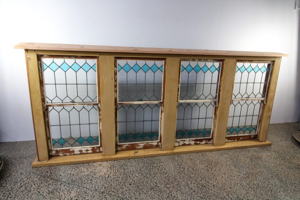 Restored Quad Leadlight Window | Renovators Paradise - Vintage Window