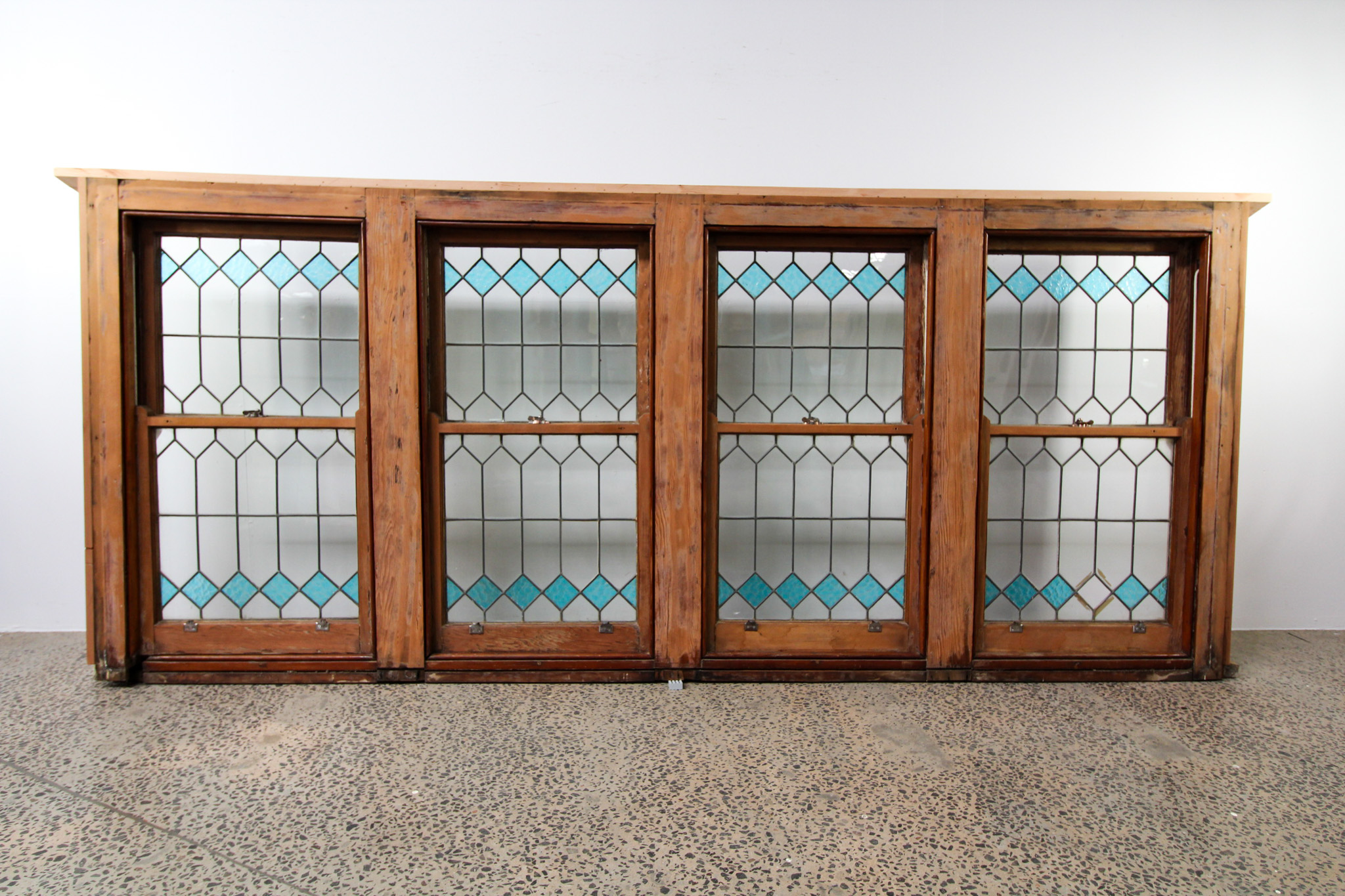 Restored Quad Leadlight Window | Renovators Paradise - Vintage Window