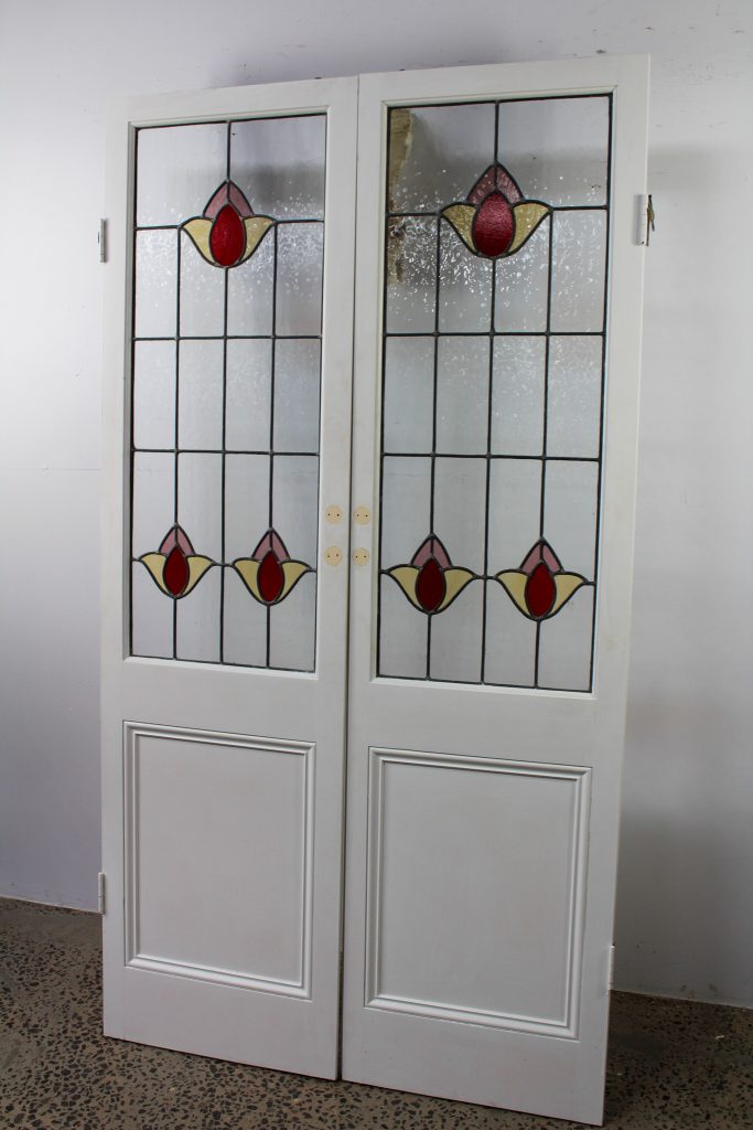 Balwyn Leadlight Door Set | Renovators Paradise Door Set