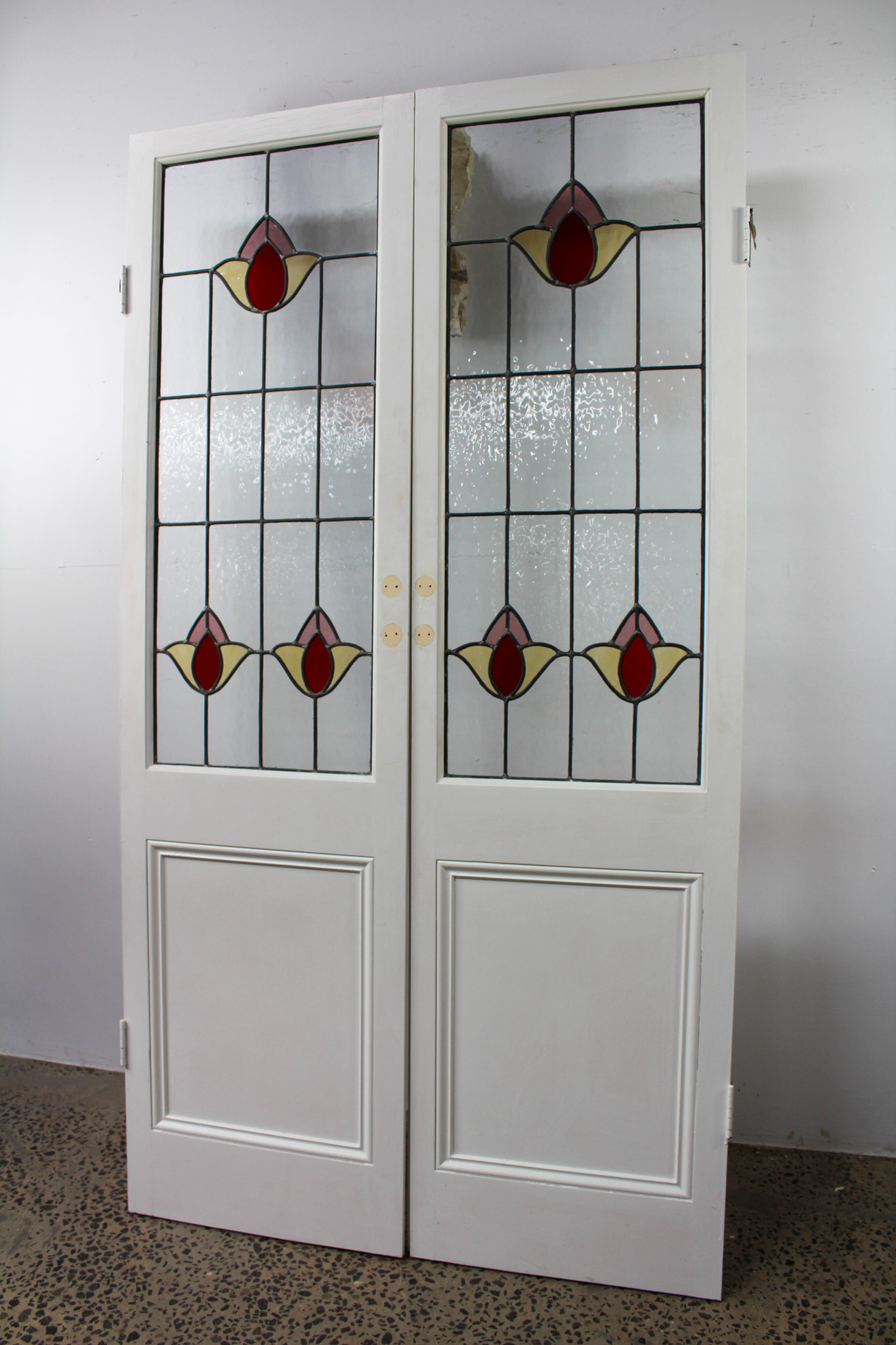 Balwyn Leadlight Door Set | Renovators Paradise Door Set