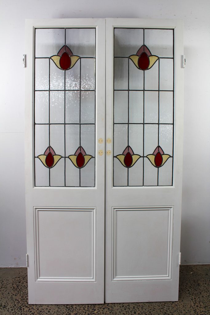Balwyn Leadlight Door Set | Renovators Paradise Door Set