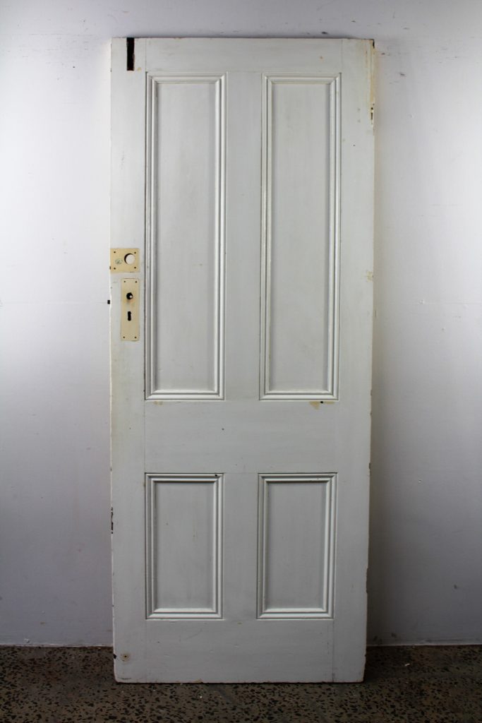 External Four Panel Door | Renovators Paradise External Four Panel Door