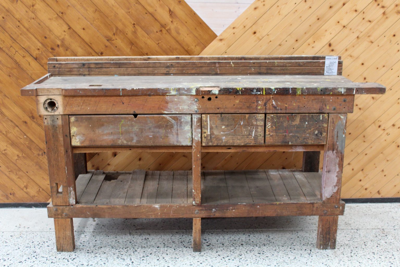 Old School Work Bench | Renovators Paradise Old School Work Bench