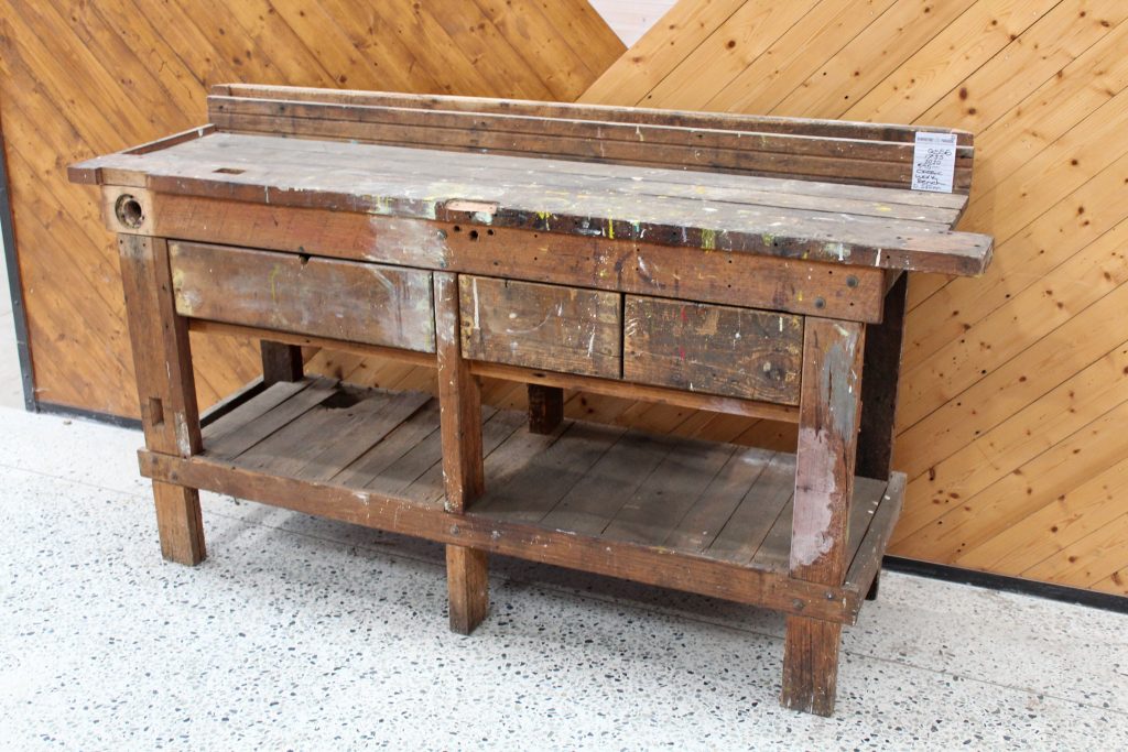 Old School Work Bench | Renovators Paradise Old School Work Bench
