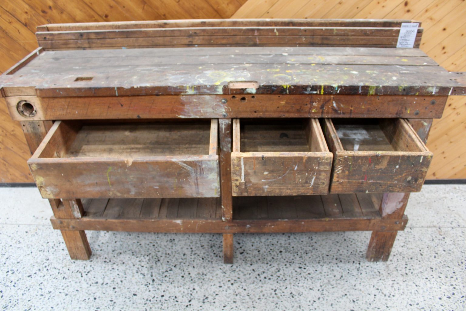 Old School Work Bench | Renovators Paradise Old School Work Bench