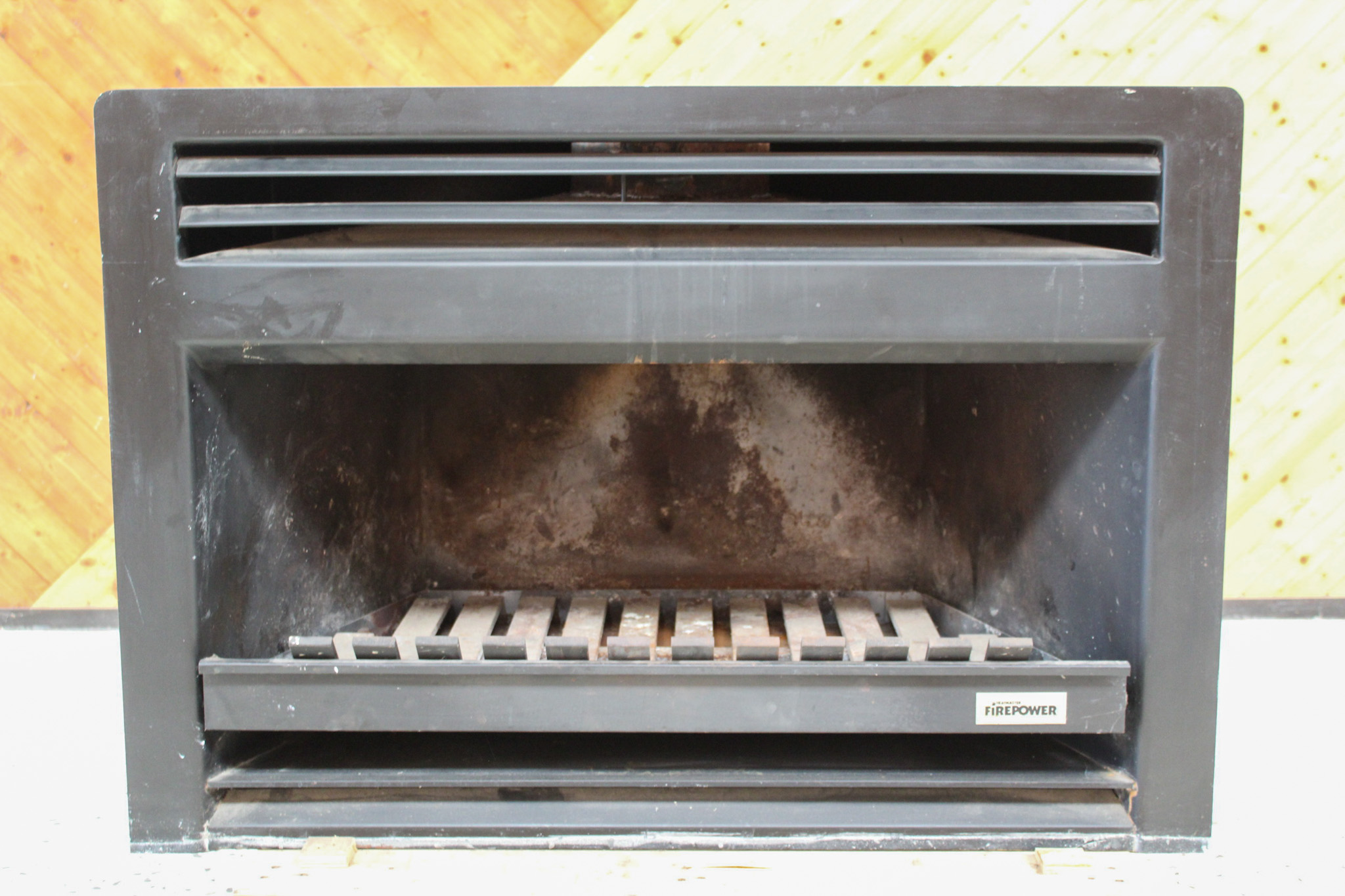 Huge Open Fire Box | Renovators Paradise Huge Open Fire Box