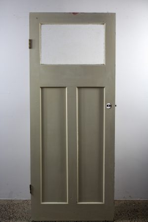 Pyramid Glass 3 Panel Door | Renovators Paradise 3 Panel Door