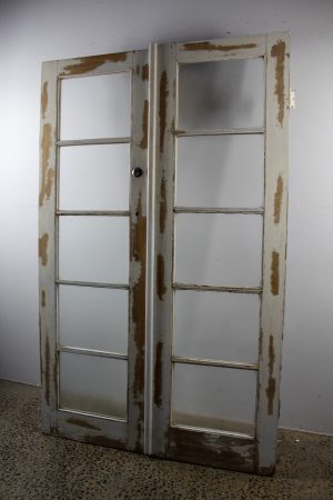 Ten Pane Double Doors | Renovators Paradise Ten Pane Double Doors