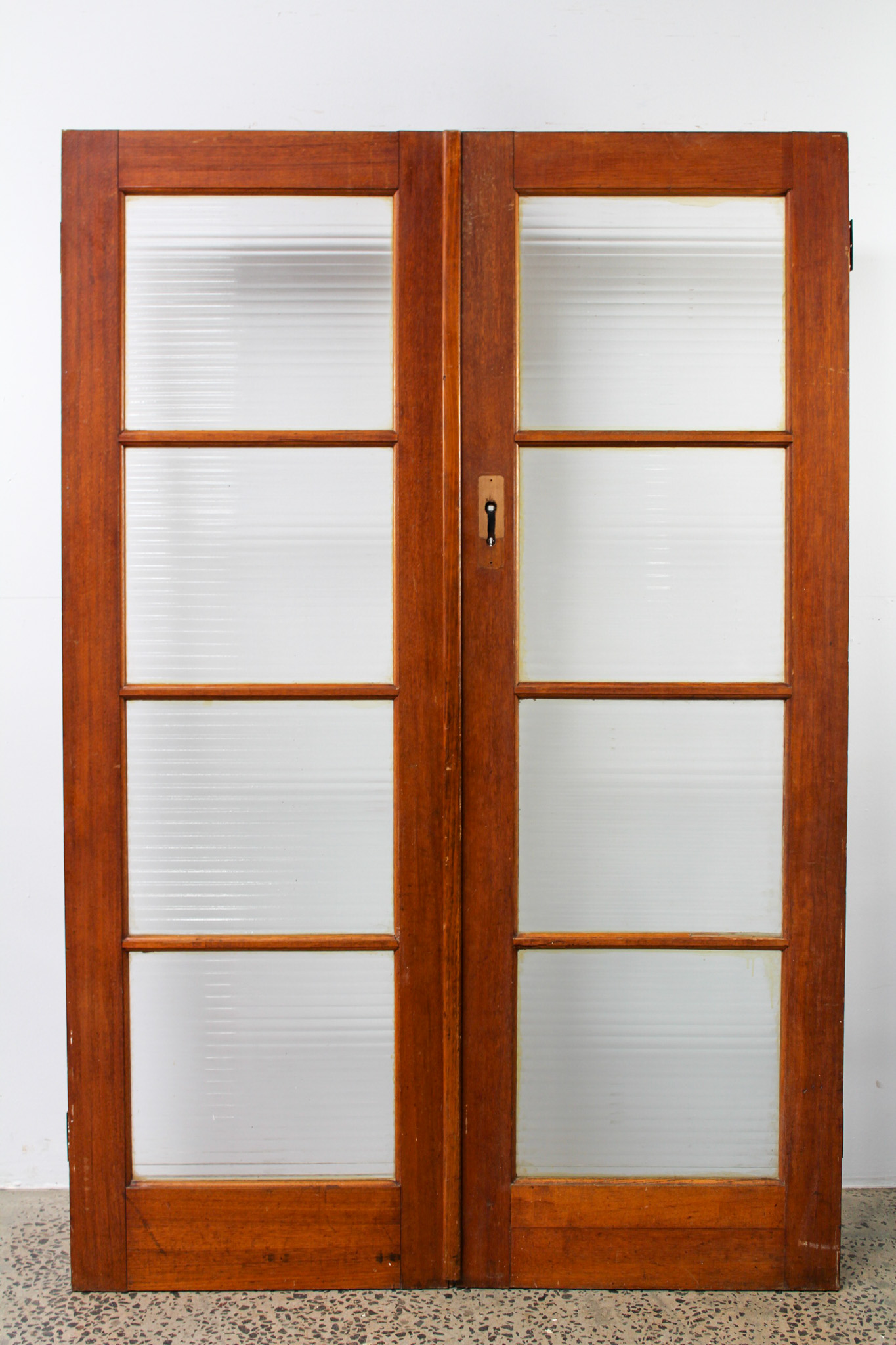 Narrow Fluted Glass Set | Renovators Paradise Narrow Fluted Glass Set