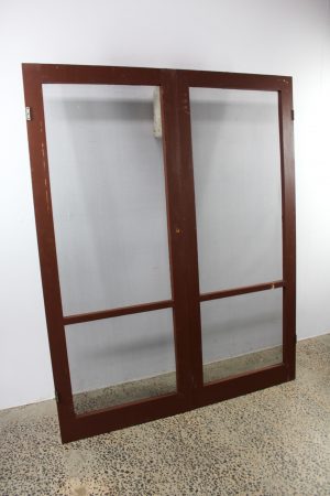 Double Flyscreen Door Set | Renovators Paradise Flyscreen Door Set