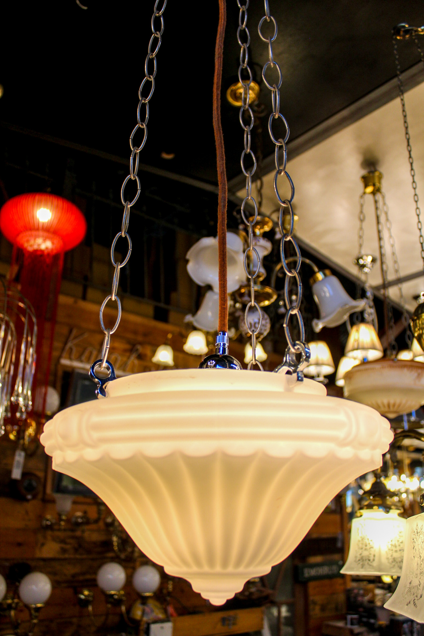Fancy 3 Chain Light | Renovators Paradise - Amazing Lights
