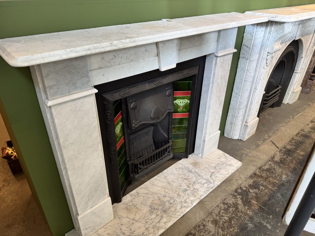 Simplistic Marble Mantle | Renovators Paradise - Recycled Mantles