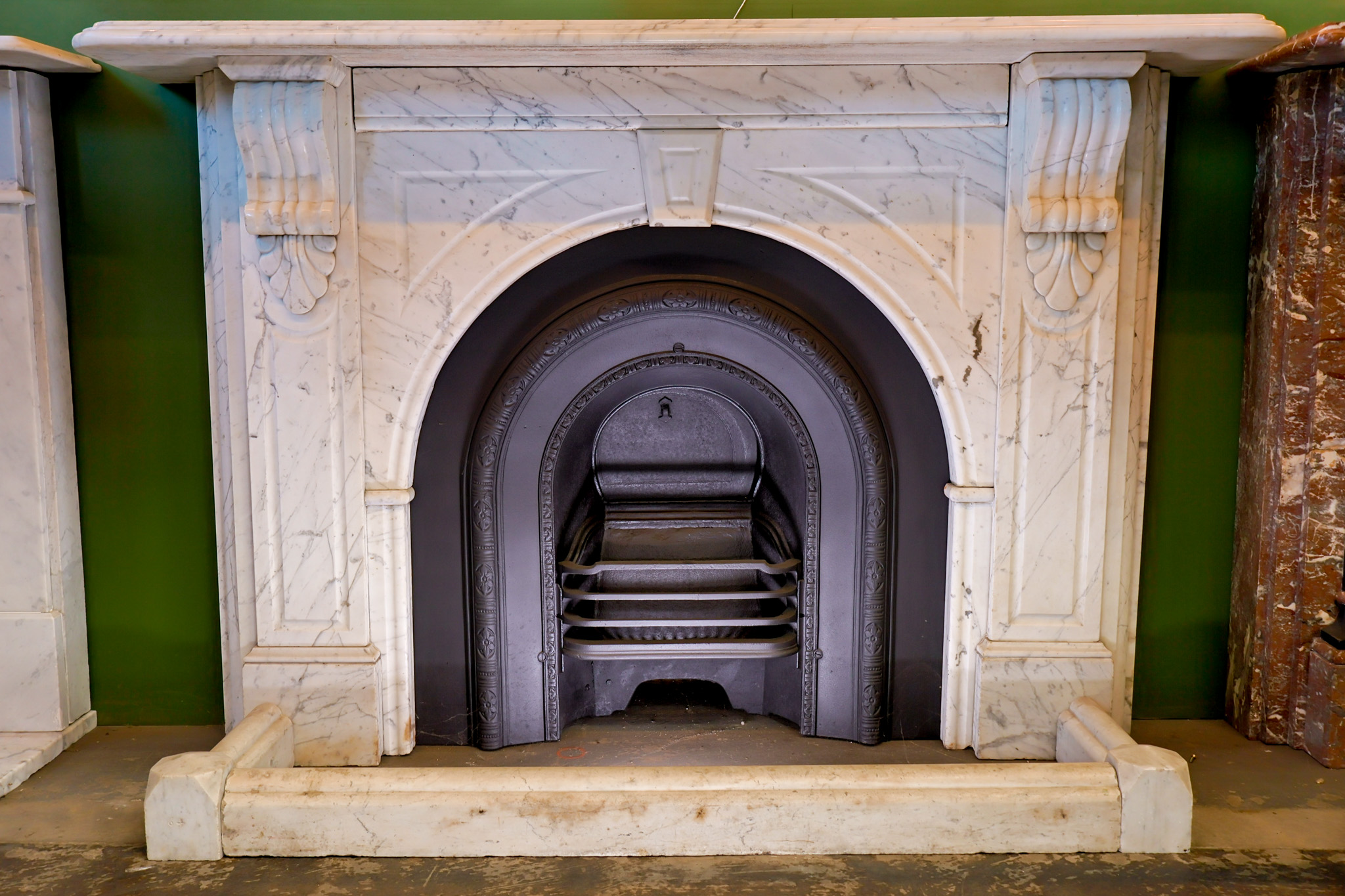 Magnificent Marble Mantle | Renovators Paradise Keyborough Showroom