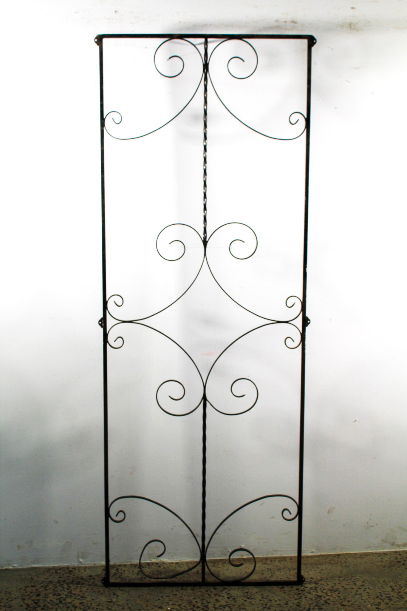 Mid Century Iron Screen | Renovators Paradise Mid Century Iron Screen