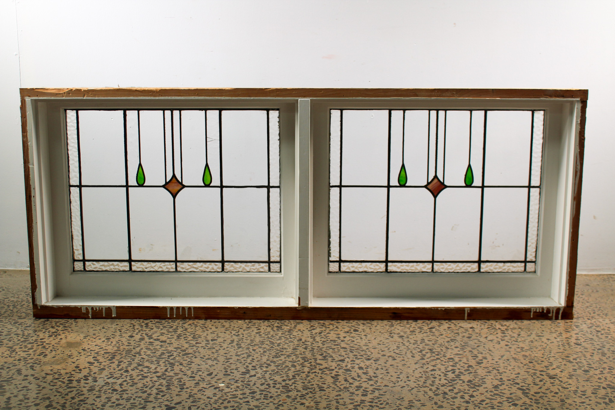 Canterbury Highlight Window | Renovators Paradise - Leadlight Windows