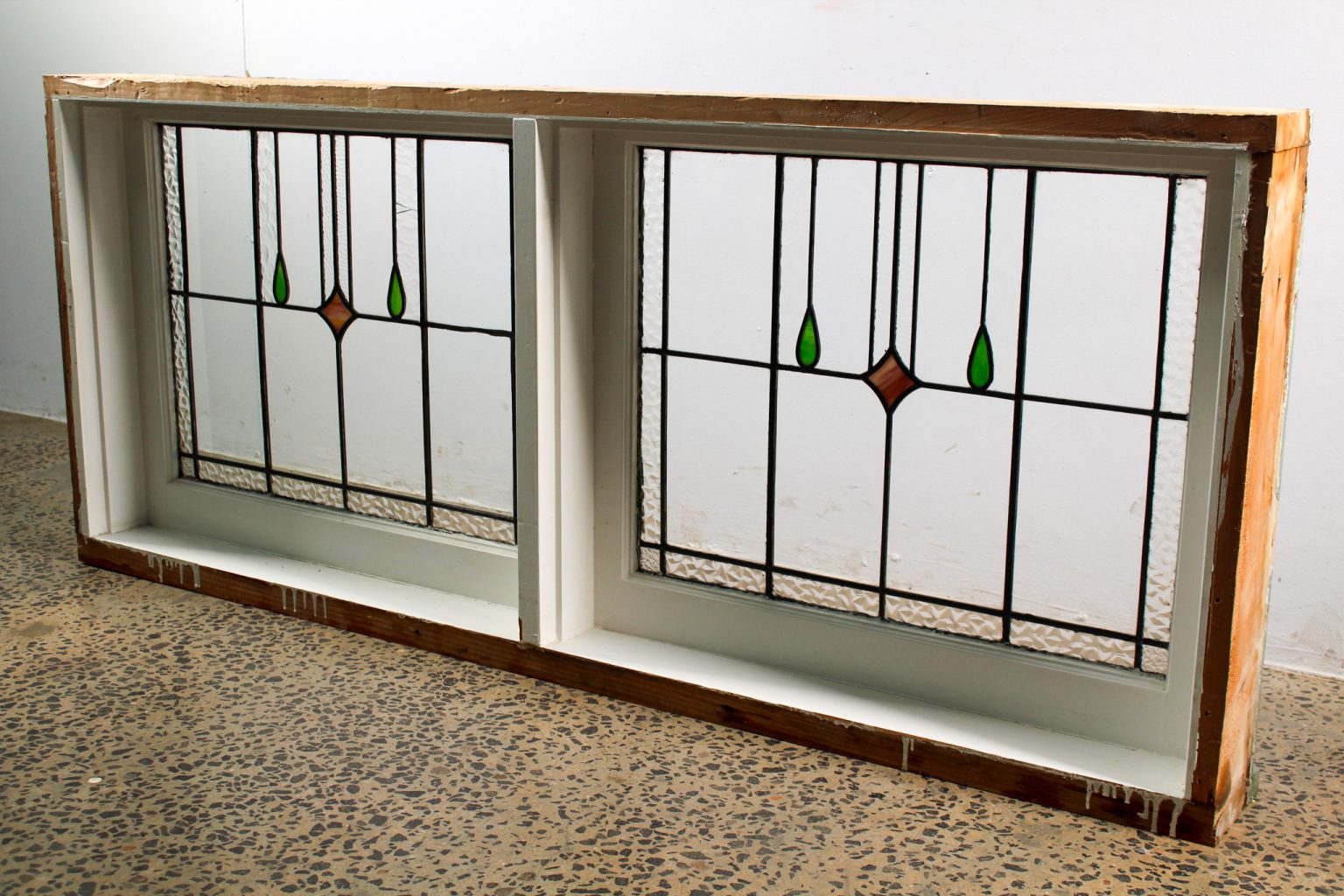 Canterbury Highlight Window | Renovators Paradise - Leadlight Windows