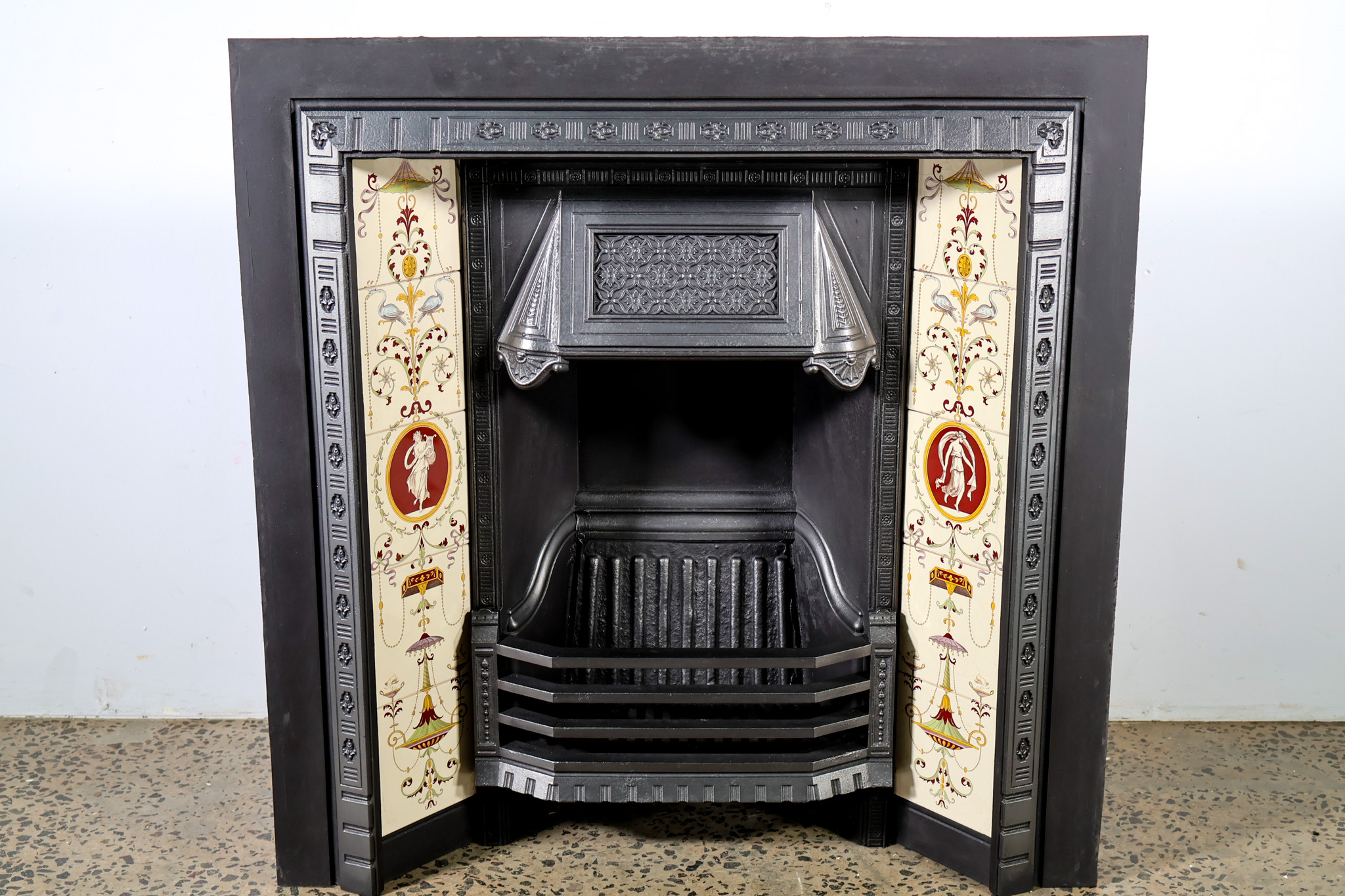 Astonishing Restored Fire Grate | Renovators Paradise Period Grates