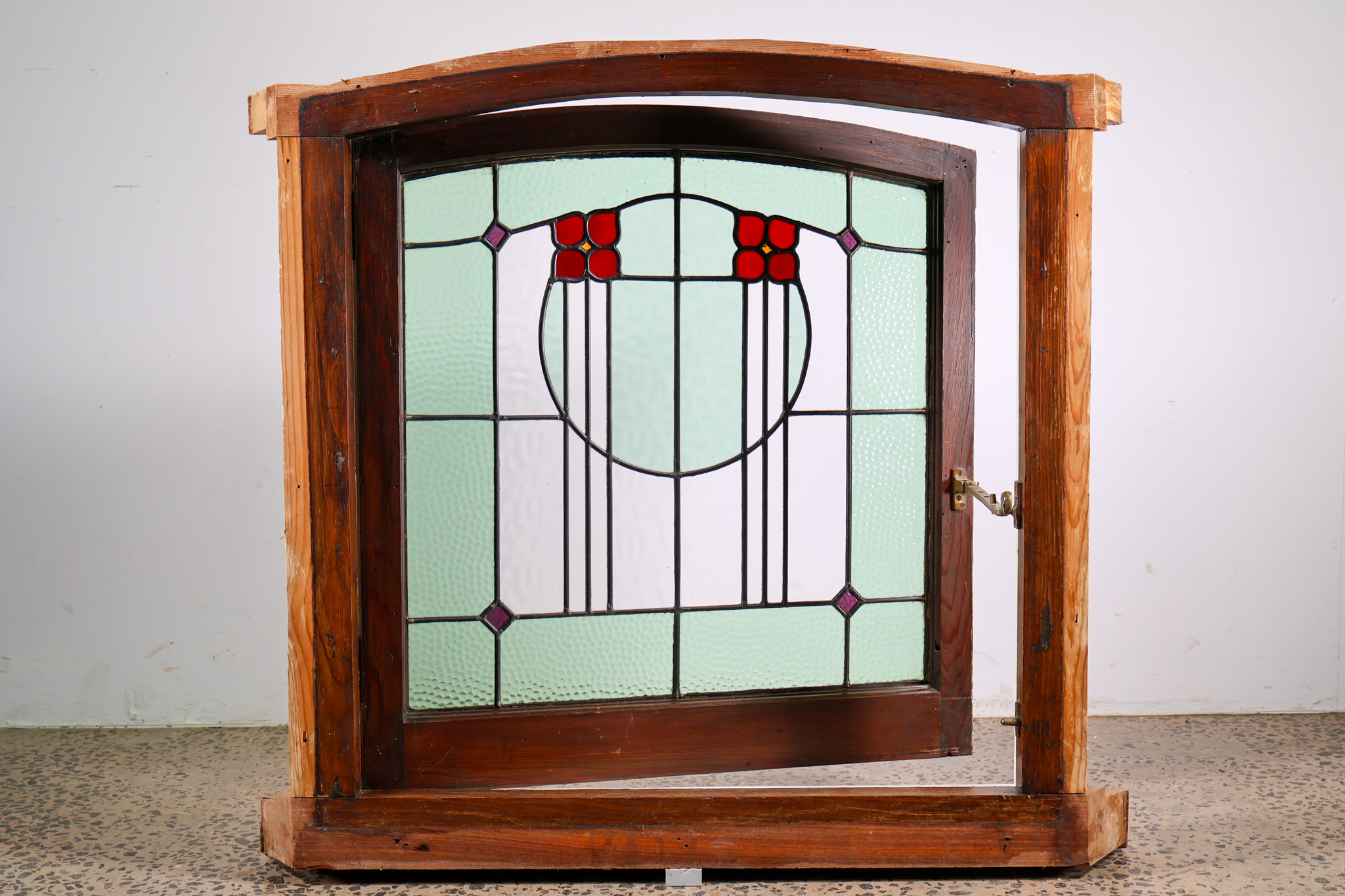 Mint Arched Leadlight Casements | Renovators Paradise - Stunning