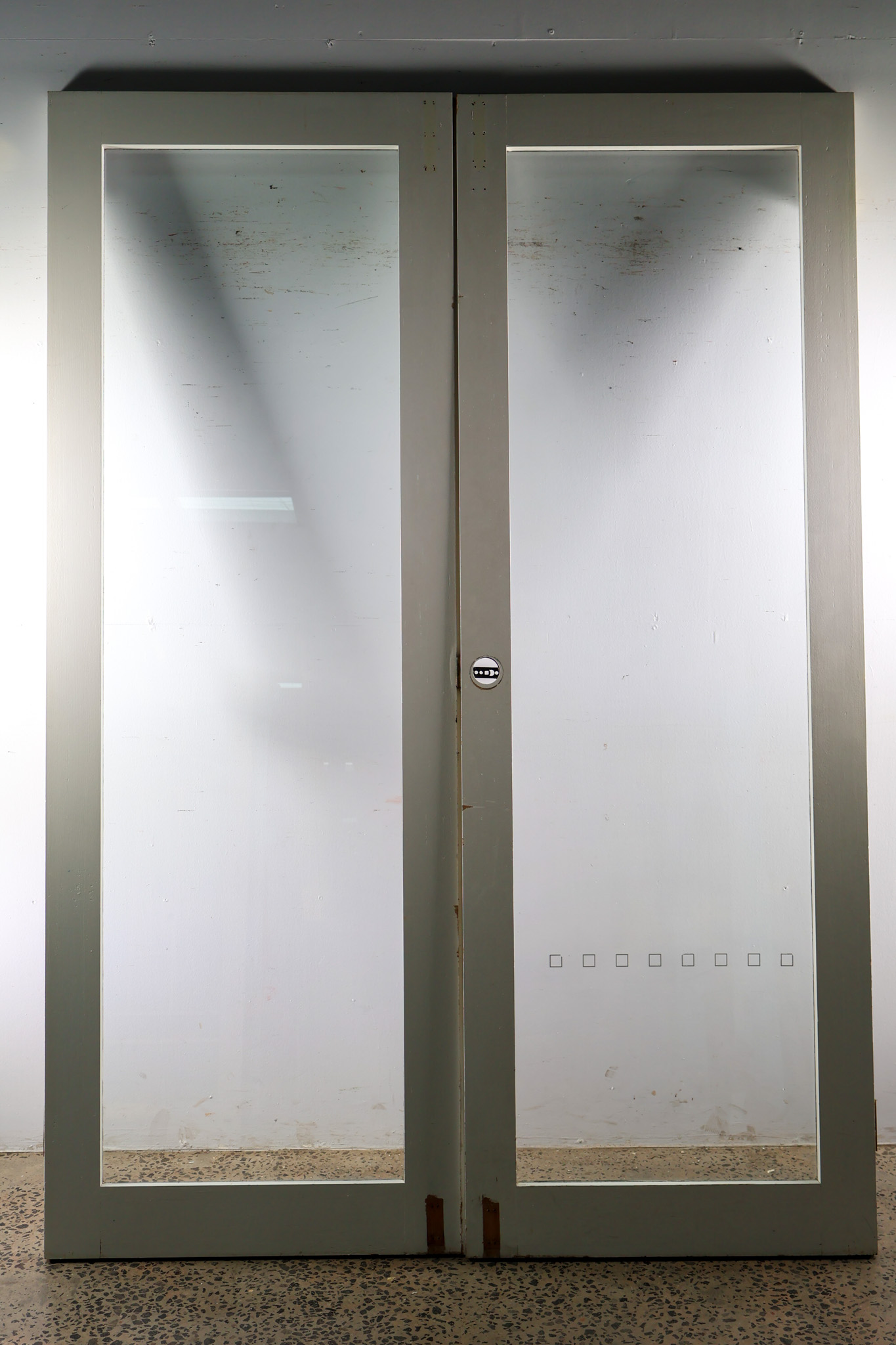 Tall Laminate Clear Glass Doors | Renovators Paradise - Cheap