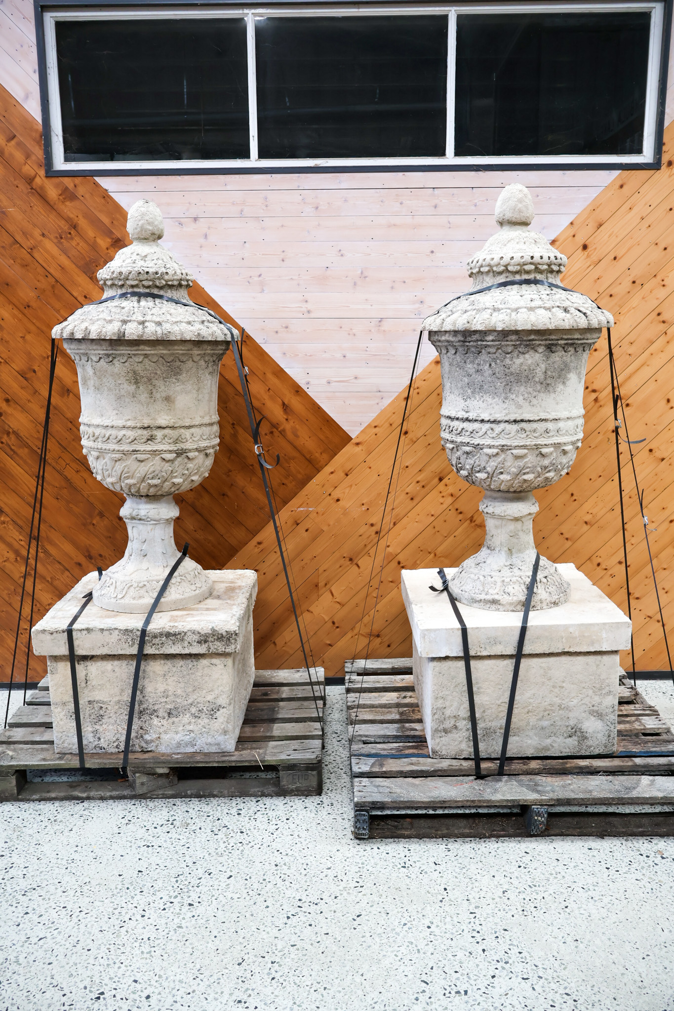 Amazing Concrete Urn Set | Renovators Paradise - Keysborough Store